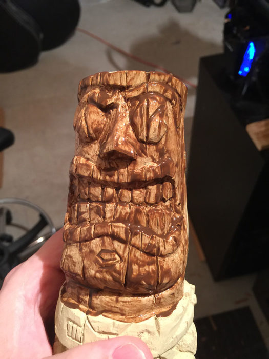 Hand-carved Tiki Buzz - Buzz Lightyear #266 - JamesKennison.com