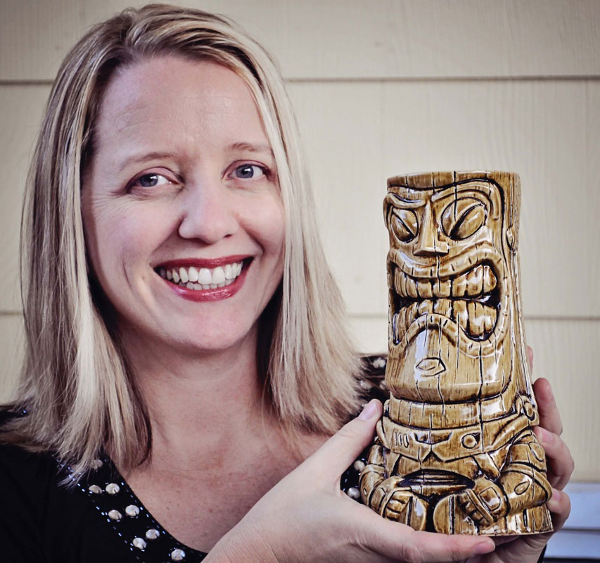 Hand-carved Tiki Buzz - Buzz Lightyear #266 - JamesKennison.com