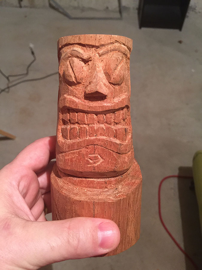 Hand-carved Tiki Buzz - Buzz Lightyear #266 - JamesKennison.com